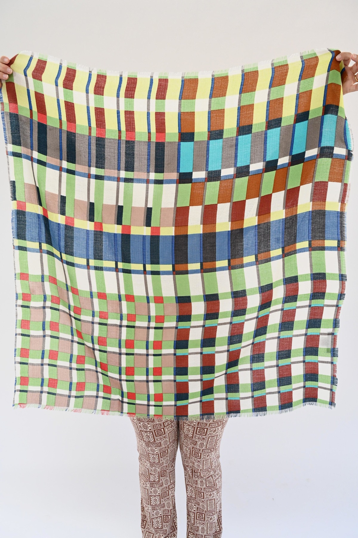 Épice Square Scarf - Sprout | Garmentory