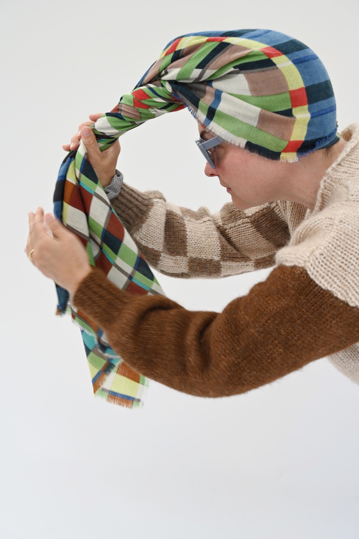 Épice Square Scarf - Sprout | Garmentory