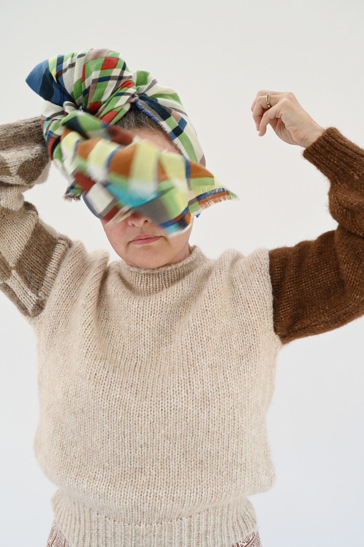 Épice Square Scarf - Sprout | Garmentory