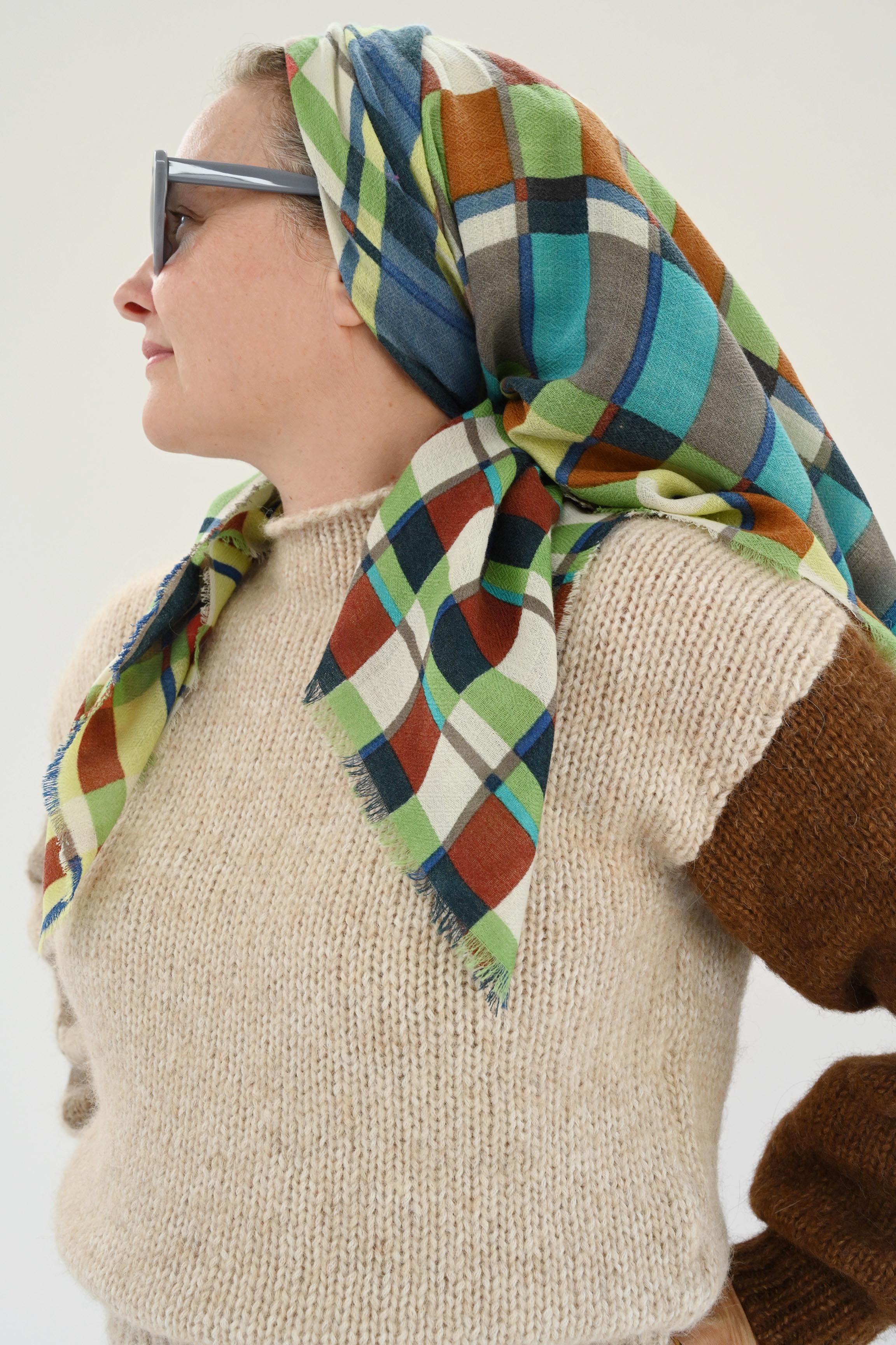 Épice Square Scarf - Sprout | Garmentory