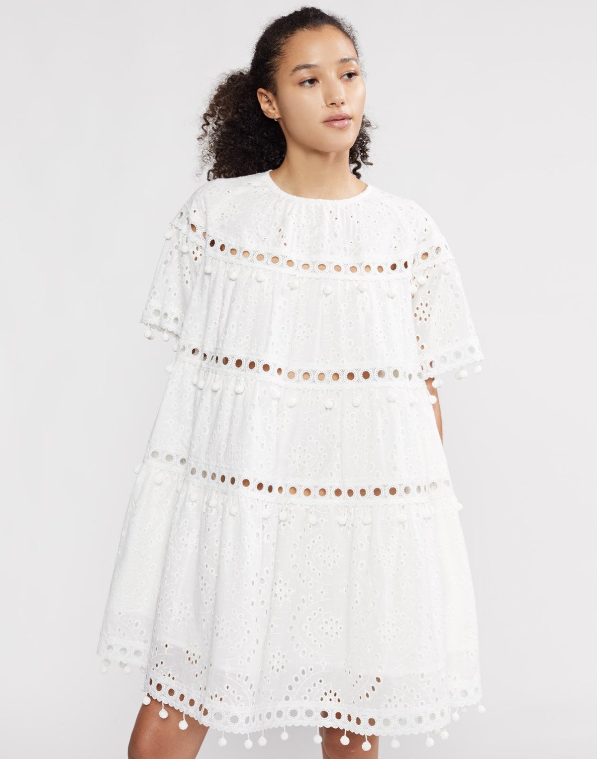 Cynthia Rowley Eyelet Postcard Dress | Garmentory