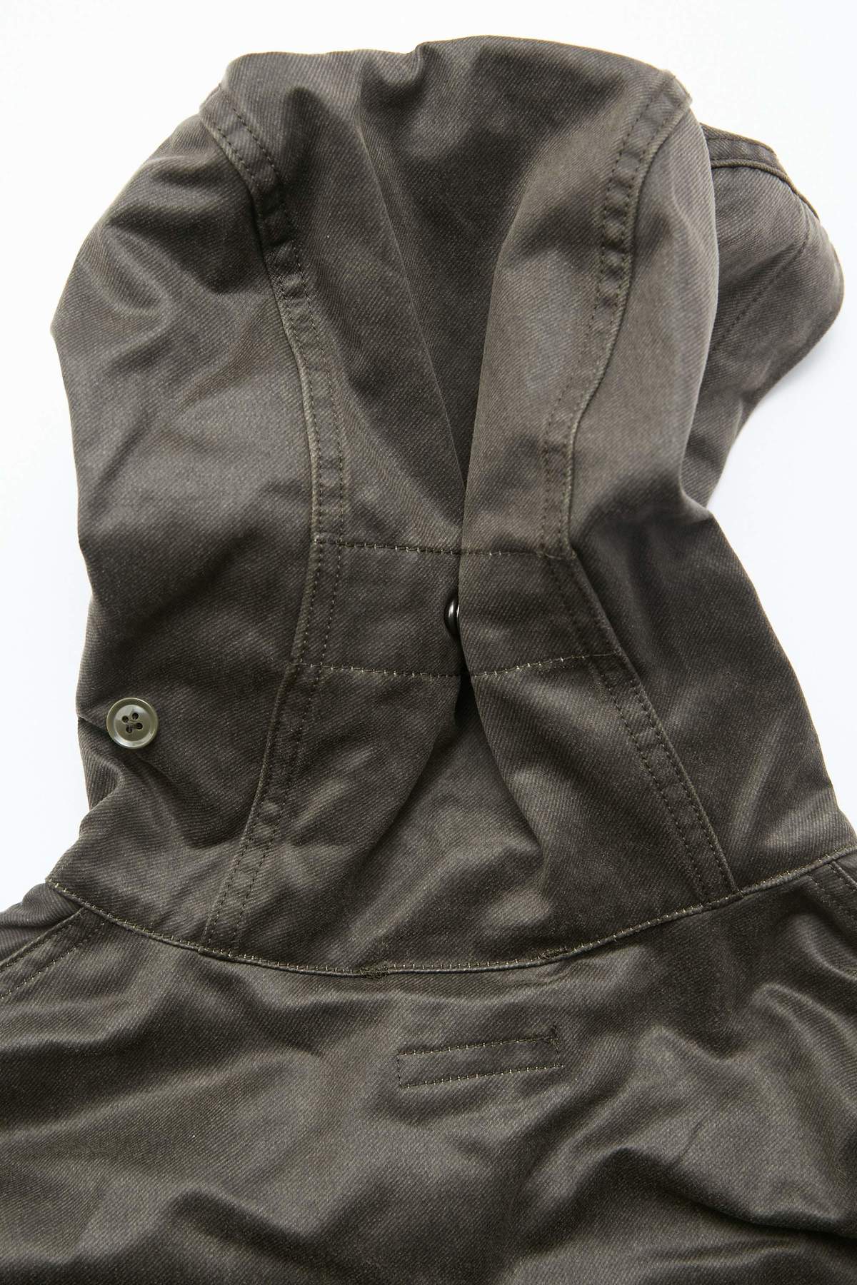 Engineered Garments Madison Parka in Coated Twill - Dark Olive | Garmentory