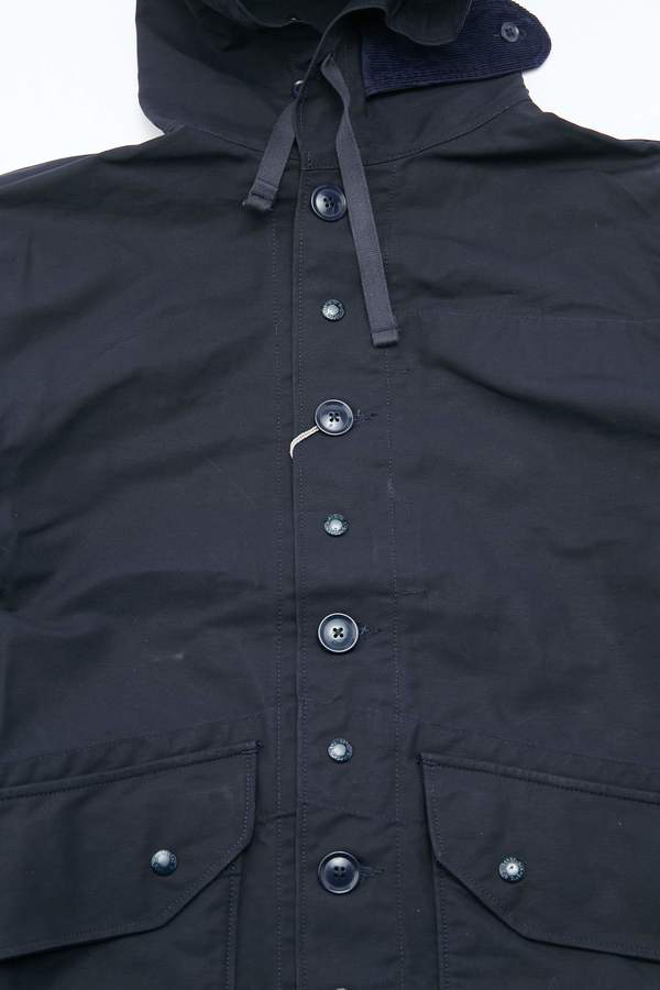 Engineered Garments Madison Parka in Cotton Double Cloth - Navy ...