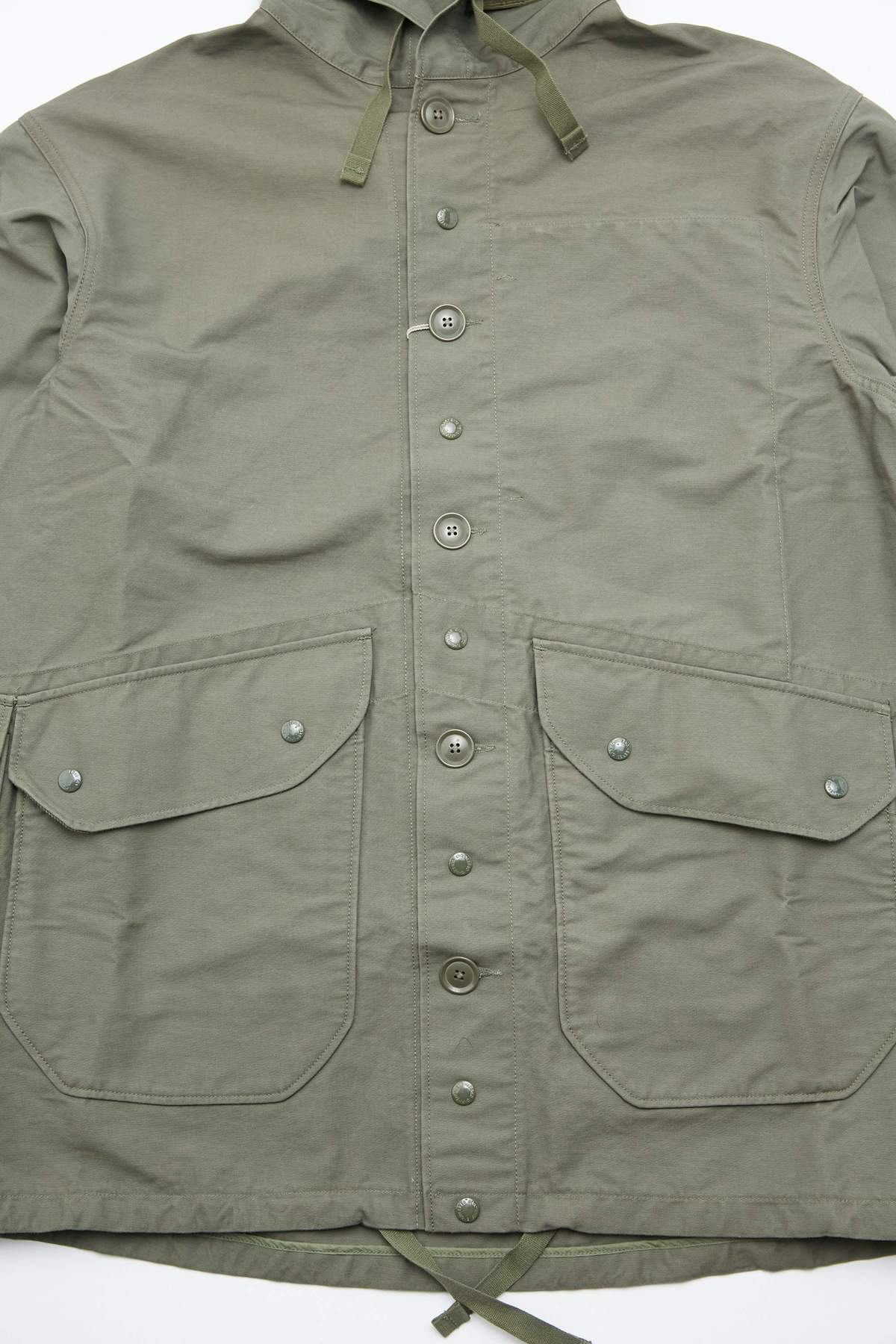 Engineered Garments Cotton Double Cloth Madison Parka - Olive | Garmentory