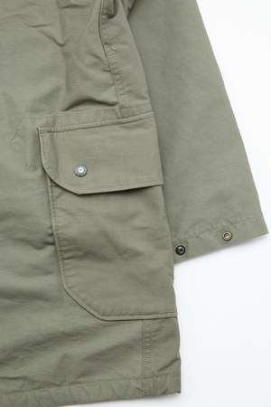 Engineered Garments Cotton Double Cloth Madison Parka - Olive | Garmentory