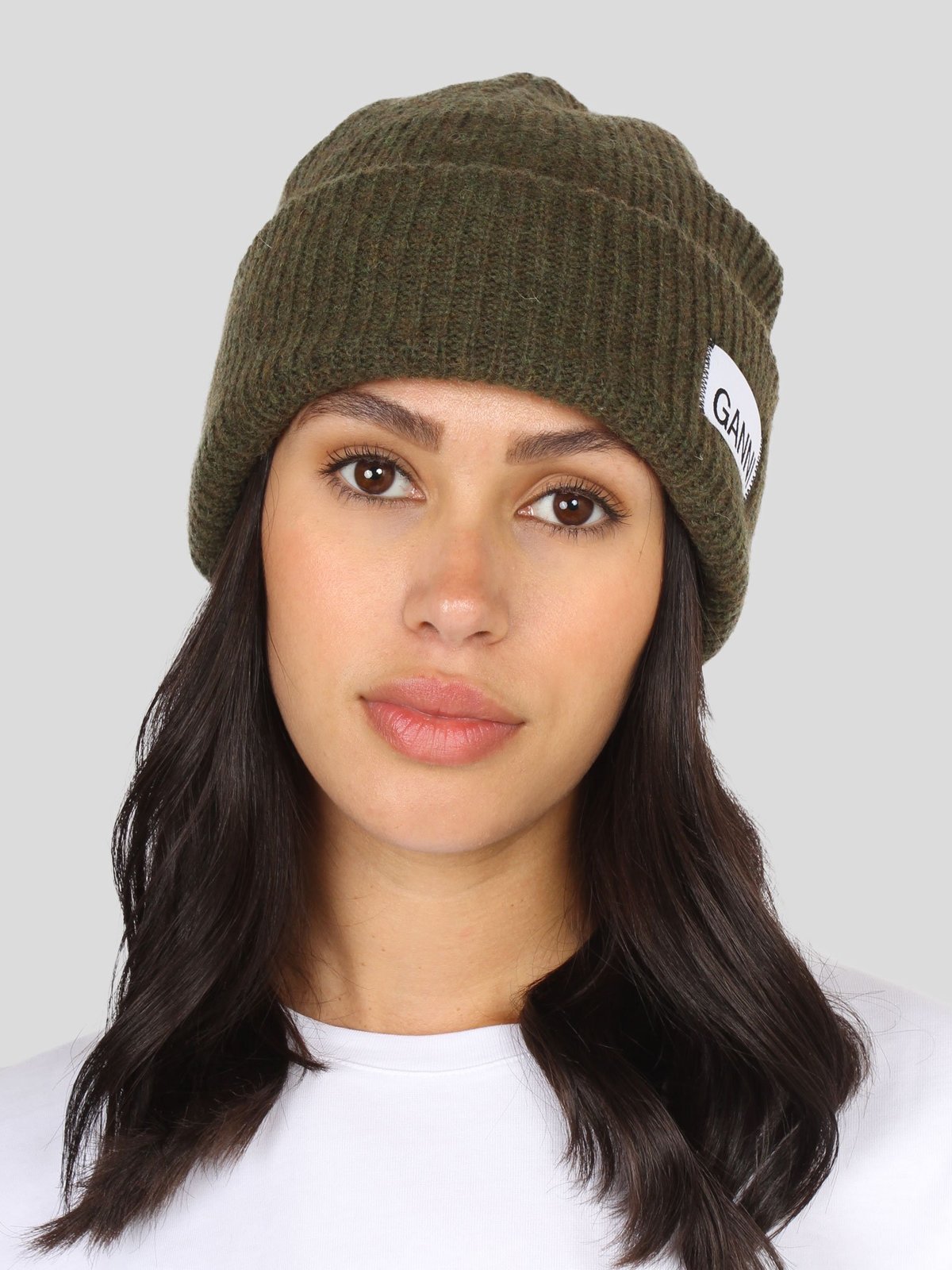 Ganni Recycled Wool Knit Hat | Garmentory