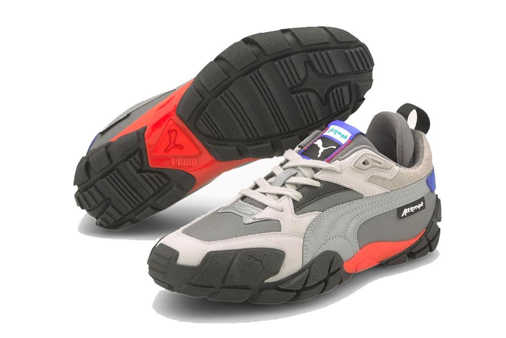 Puma x Attempt Centaur Sneaker - Blue/Red/Silver | Garmentory