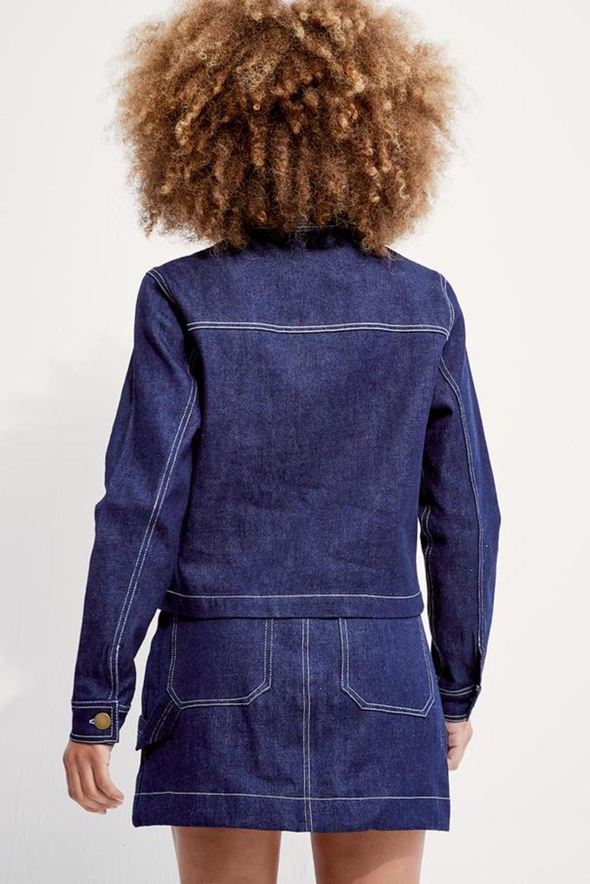 BACK BEAT RAGS Hemp Work Jacket - Denim | Garmentory
