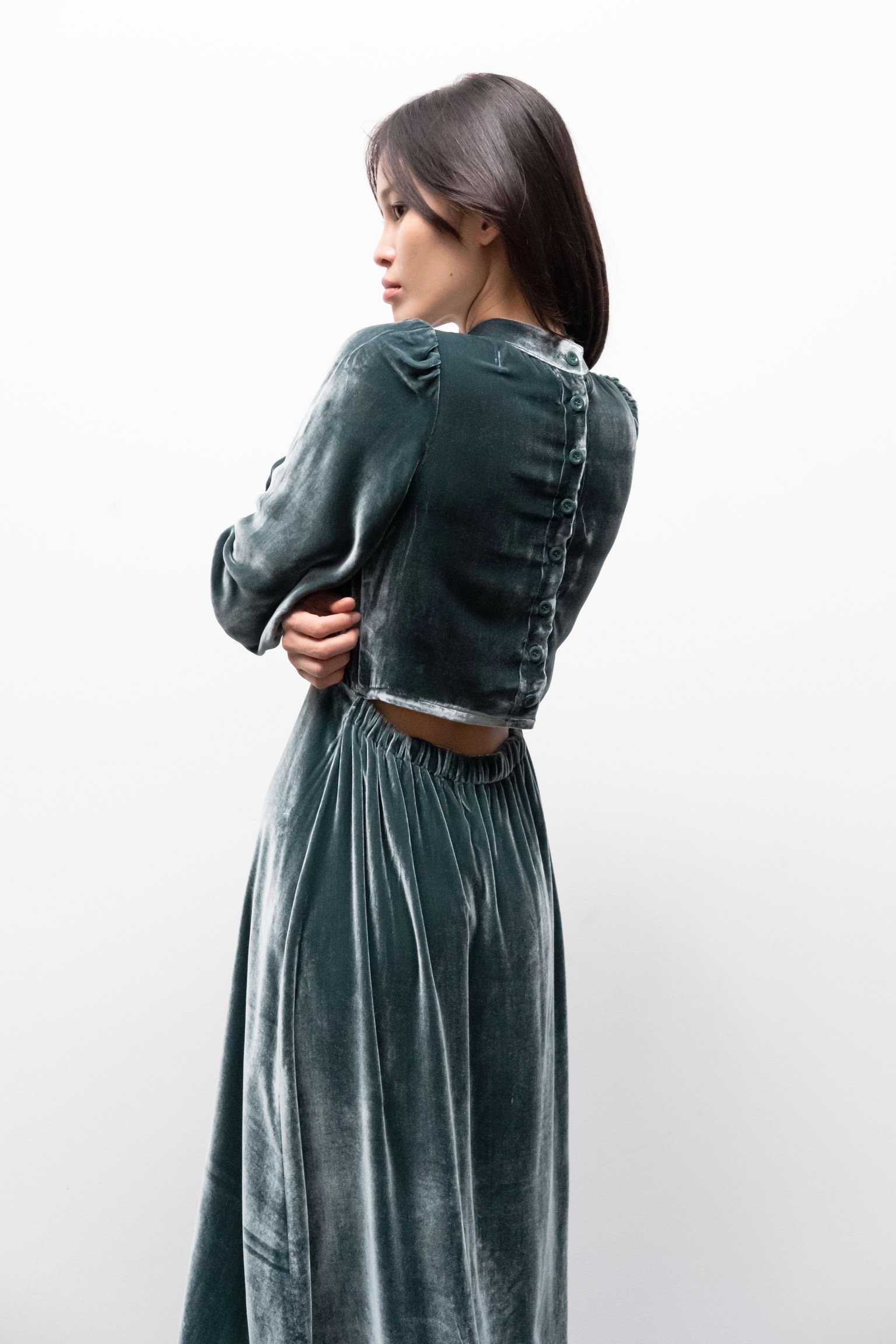 Kurt Lyle Duke Dress - Teal | Garmentory