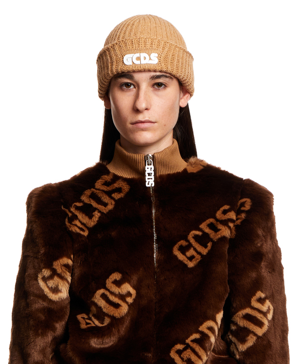 GCDS Giuly Cap - Beige | Garmentory