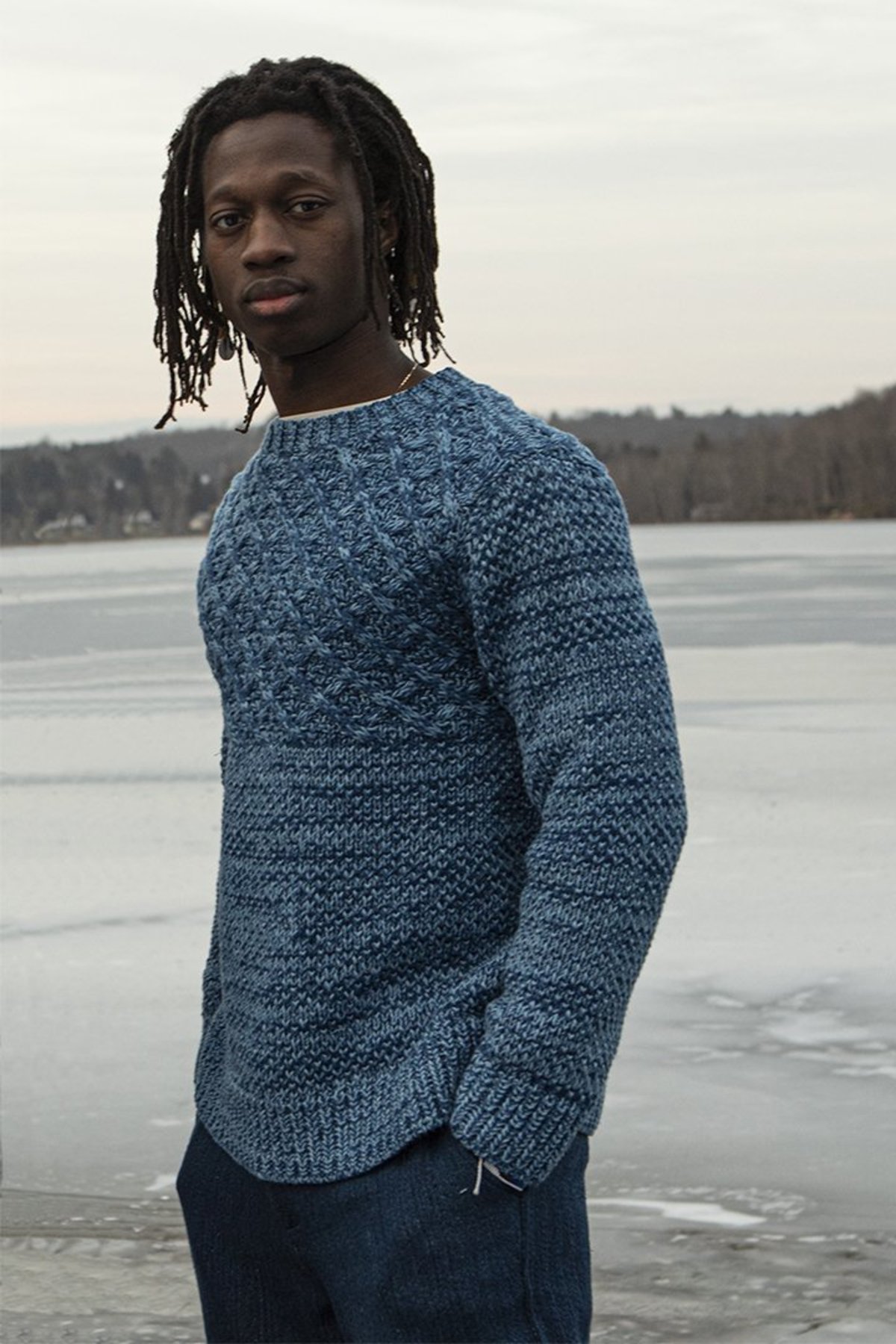 UNISEX INDI KIDS Sierra Sweater - Indigo | Garmentory