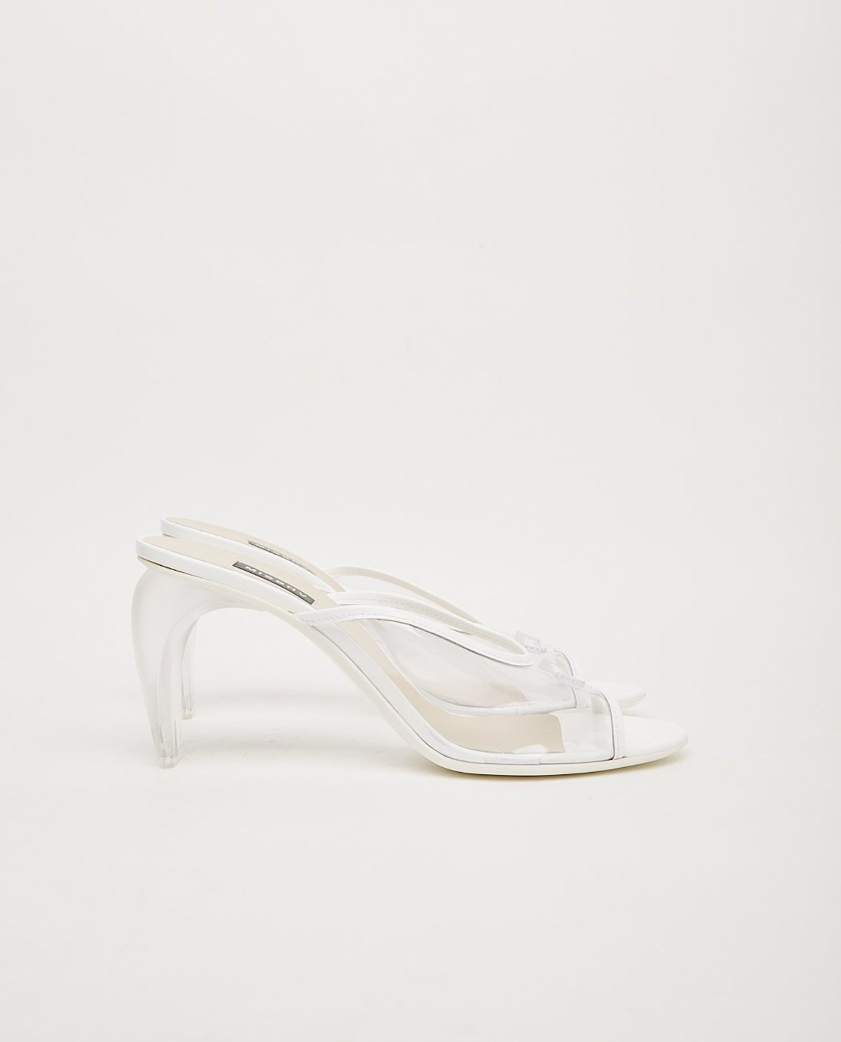MISBHV Plexy Mule Transparent - white | Garmentory