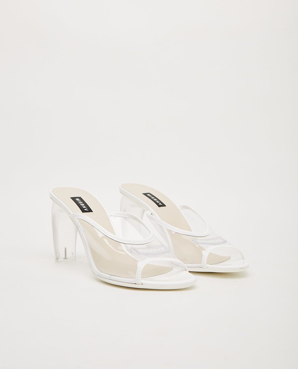 MISBHV Plexy Mule Transparent - white | Garmentory