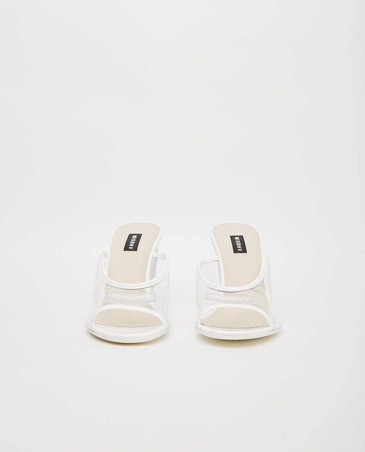 MISBHV Plexy Mule Transparent - white | Garmentory
