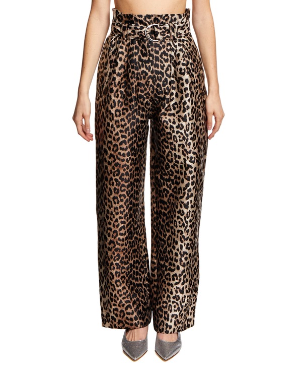 GANNI Pants with Print - Multicolor | Garmentory