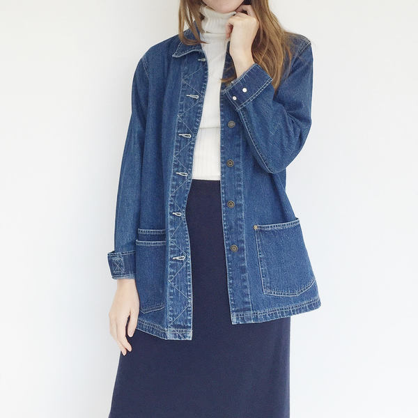 Johan Vintage Denim Work Jacket | Garmentory