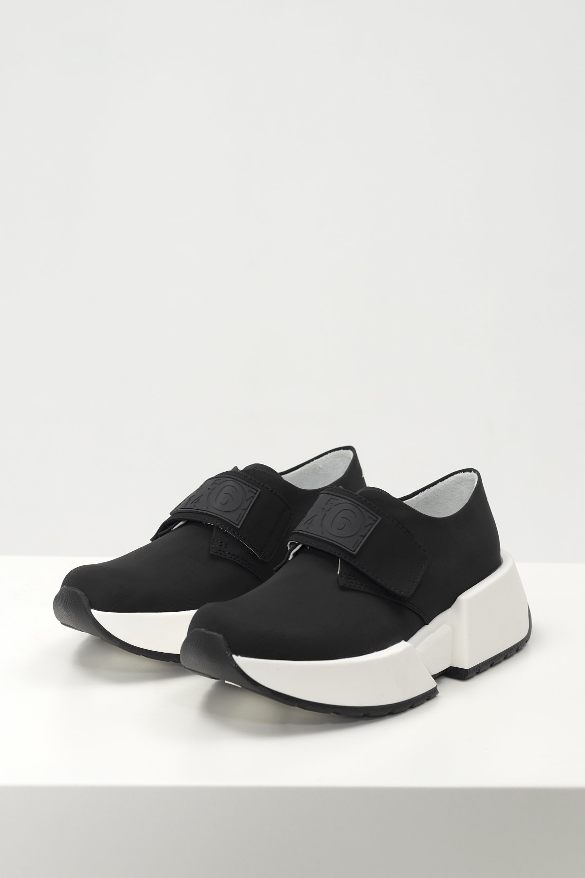 MM6 Maison Margiela Slip On Sneakers - Black | Garmentory