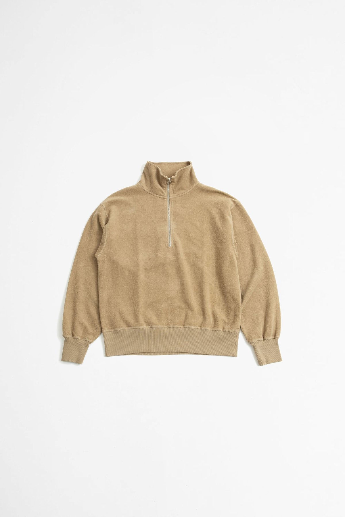 mfpen Chaser half zip Sweatshirt - tan | Garmentory