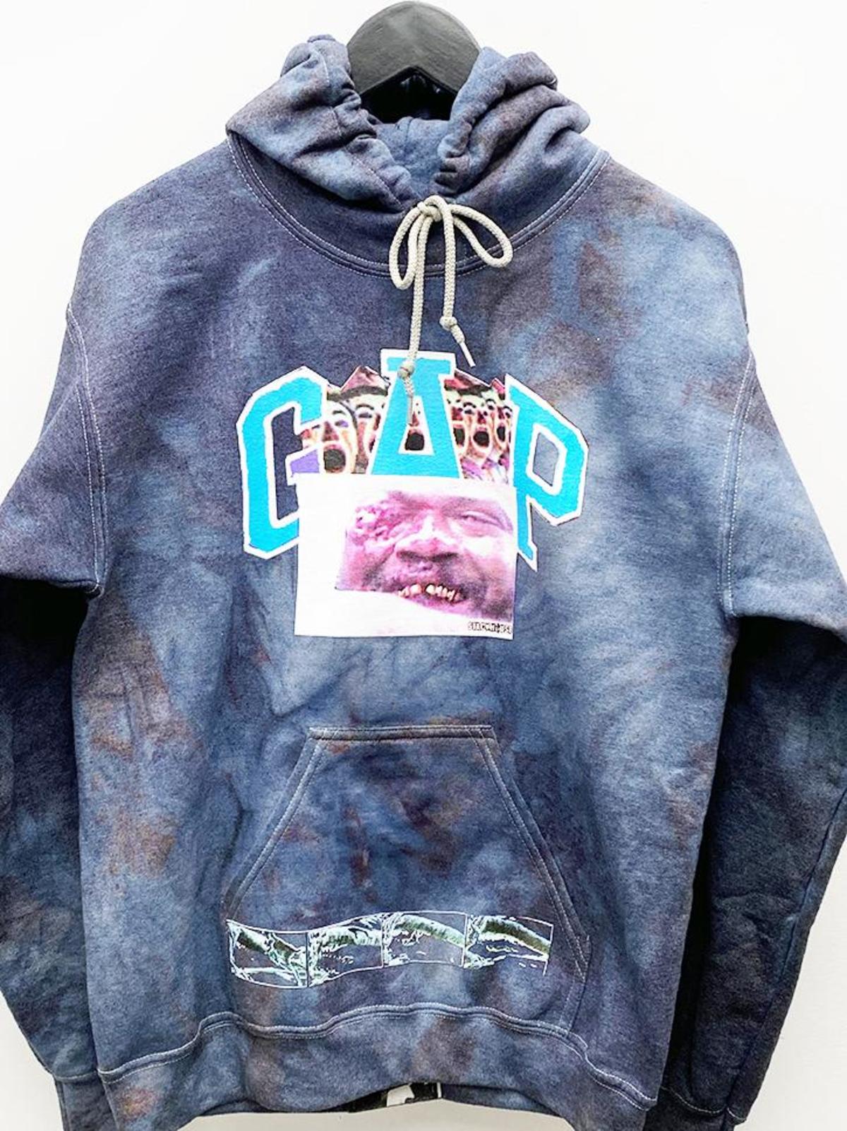 Stacy House G@P Bootleg Hoodie, Dark Grey Tie Dye | Garmentory