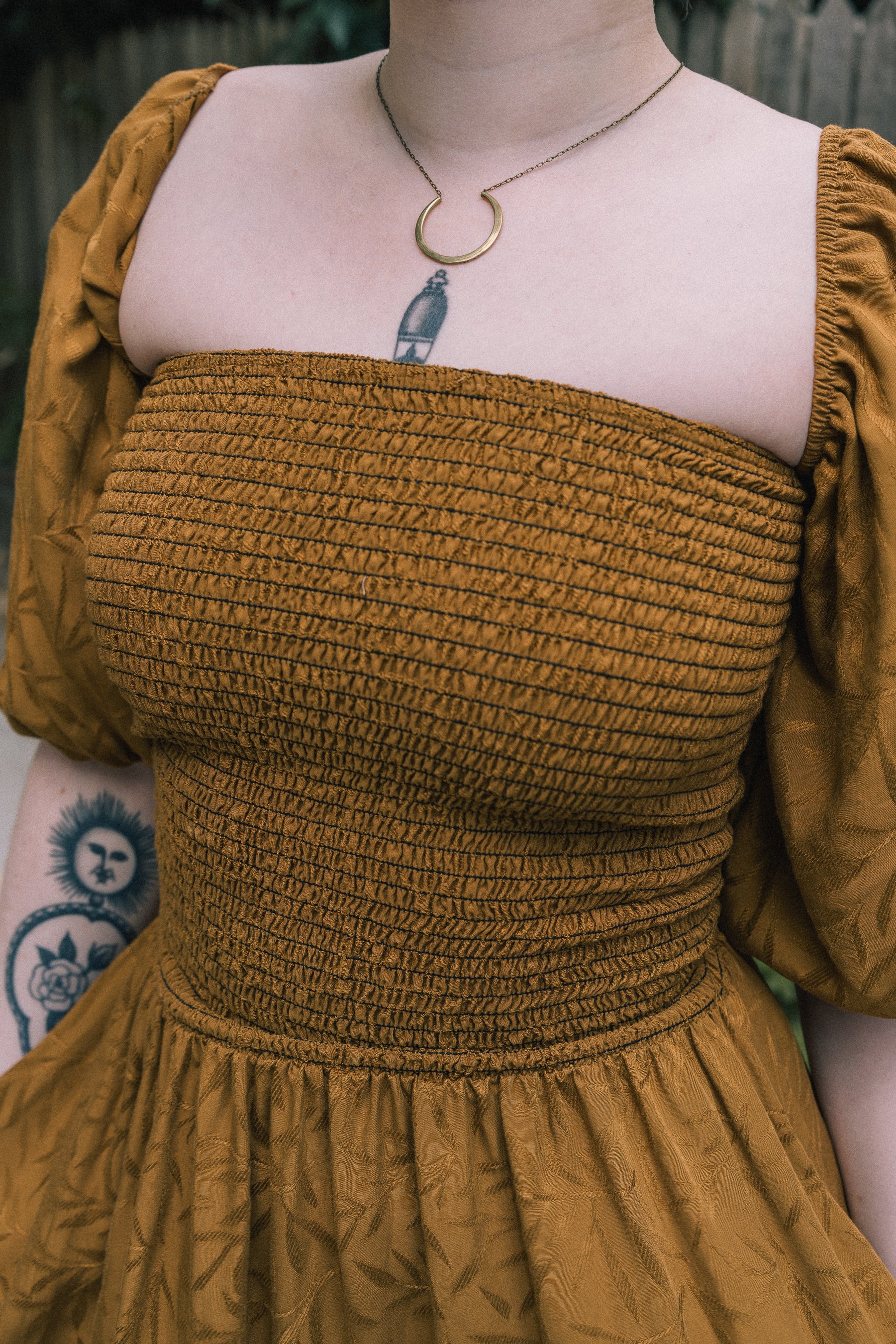 Altar Houseline Sappho Dress - Turmeric | Garmentory