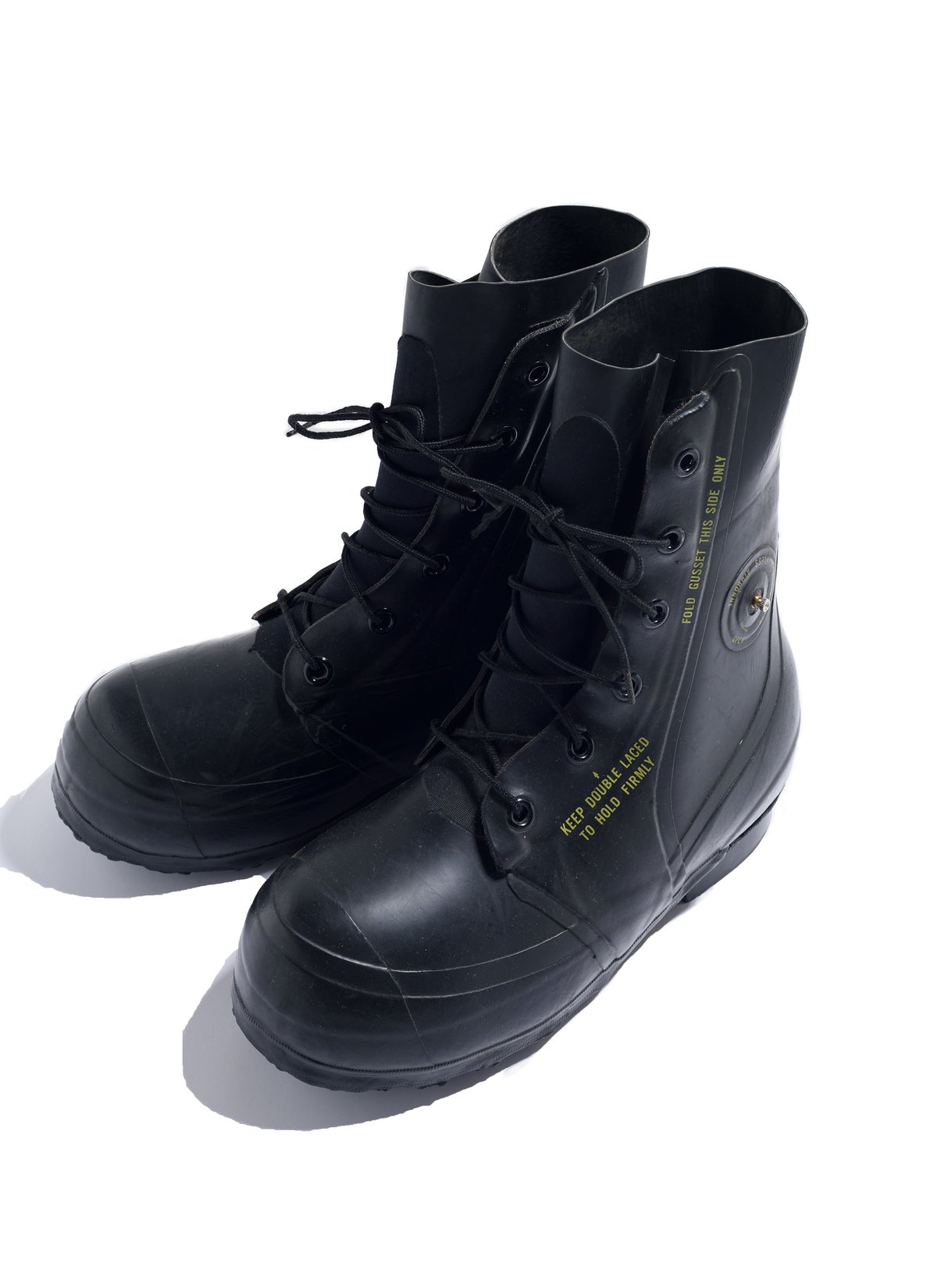 Vintage Military Mickey Mouse Boots - Black | Garmentory