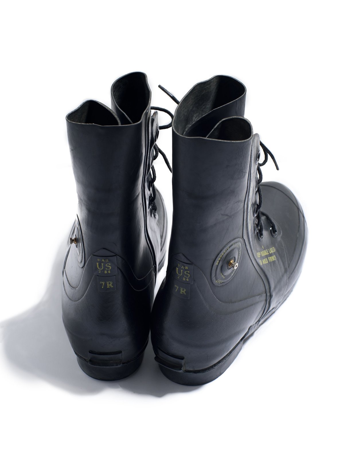 Vintage Military Mickey Mouse Boots - Black | Garmentory