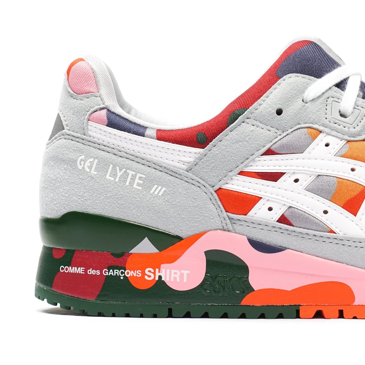 Comme des Garçons x ASICS GEL-LYTE III SNEAKER - MULTI COLOR CAMO ...