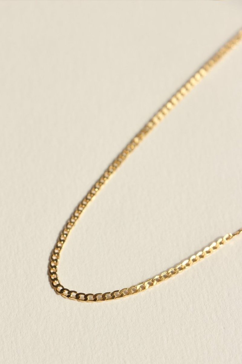 BRIE LEON Novia Chain Necklace - Gold Plated/steel | Garmentory