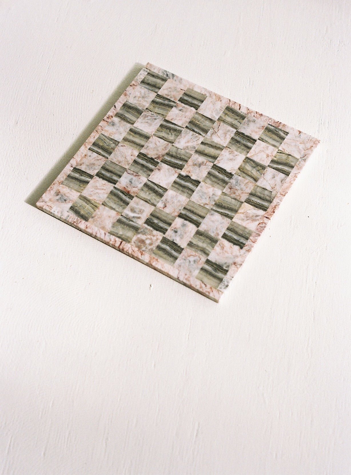 Vintage Chess Set - Pink Marble | Garmentory