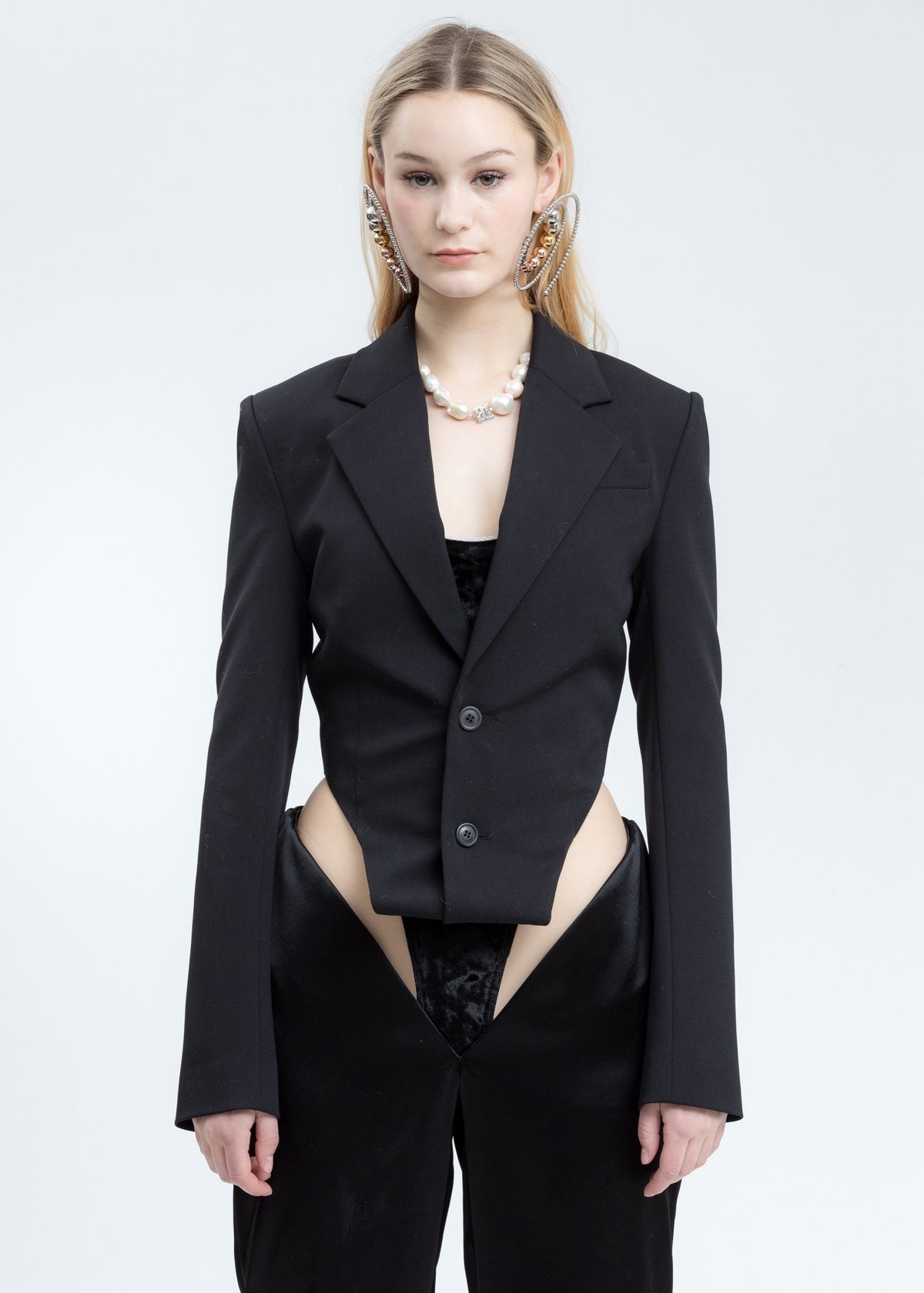 Y/project Body Blazer - Black | Garmentory