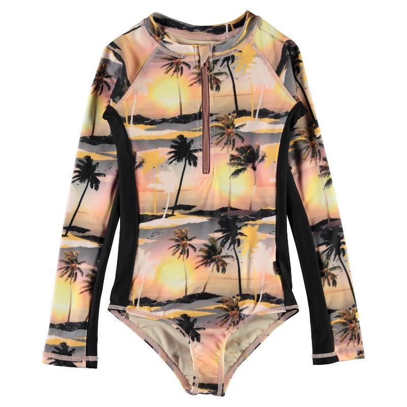 Kids molo necky swimsuit - sunset | Garmentory