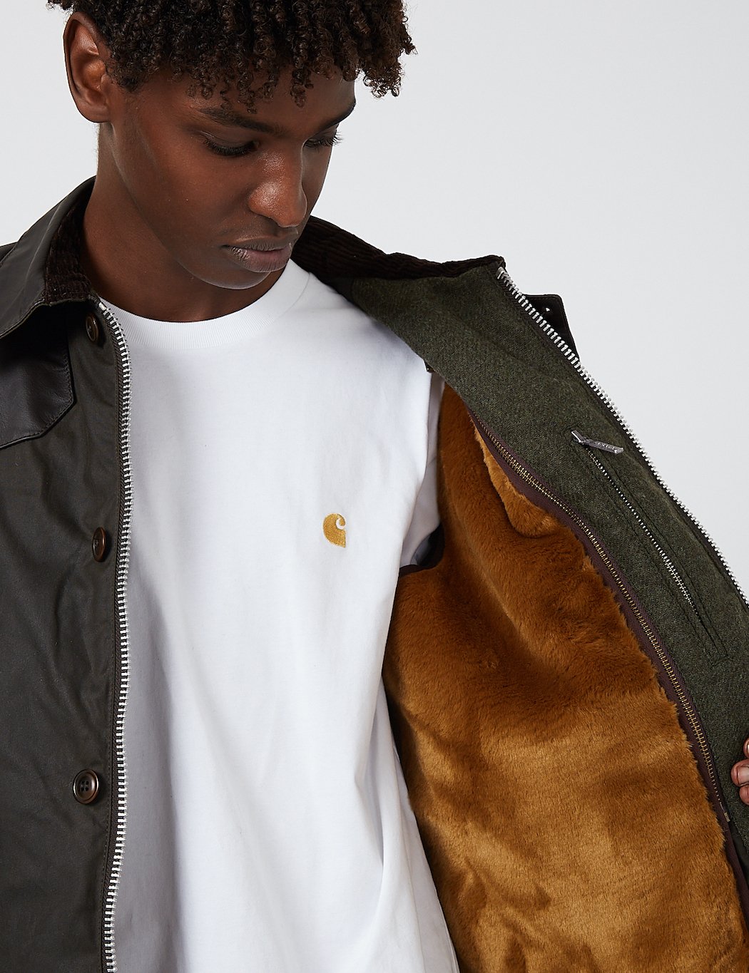 Barbour Gold Standard Supa-Ashby Waxed Cotton Jacket - Olive | Garmentory
