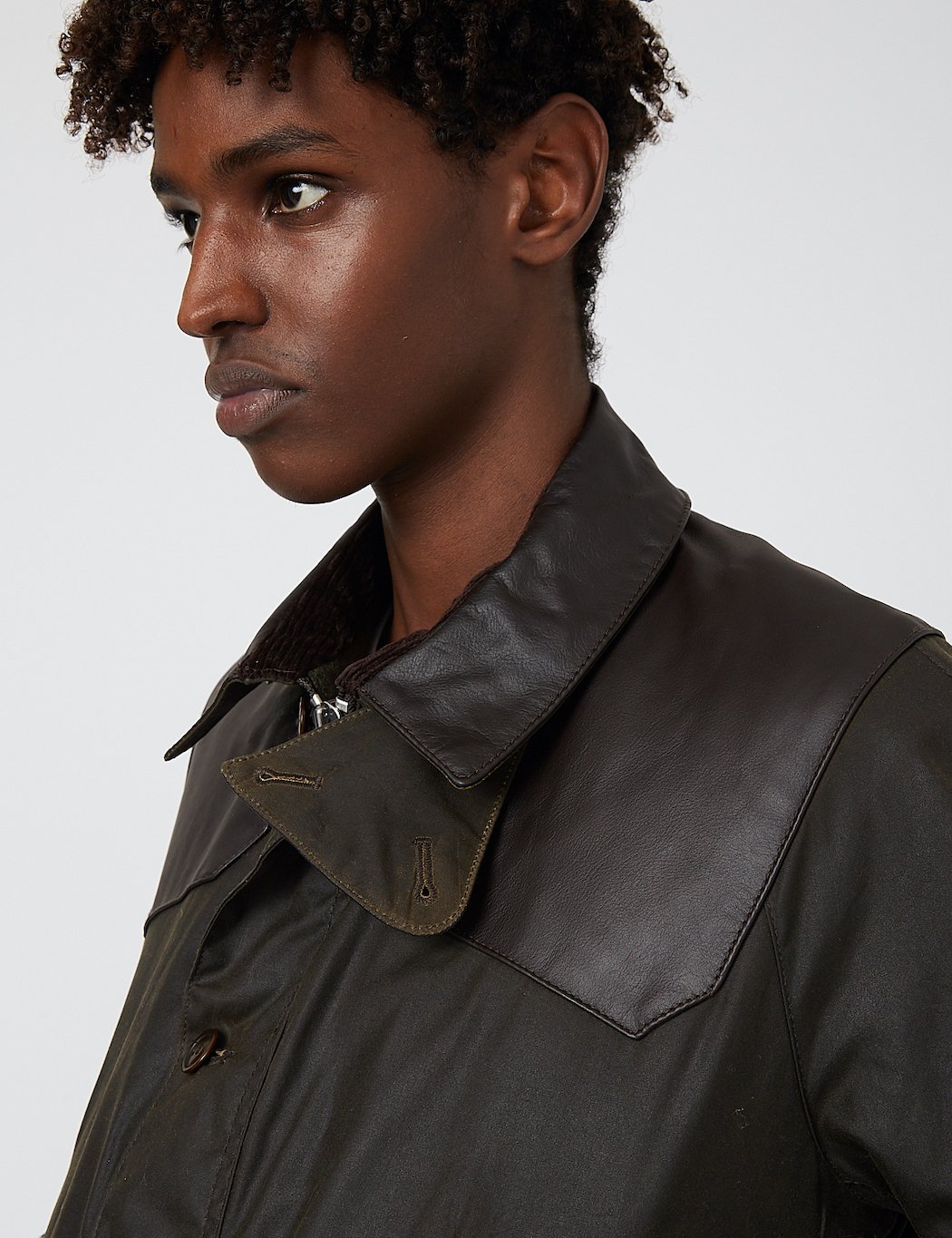 Barbour Gold Standard Supa-Ashby Waxed Cotton Jacket - Olive | Garmentory