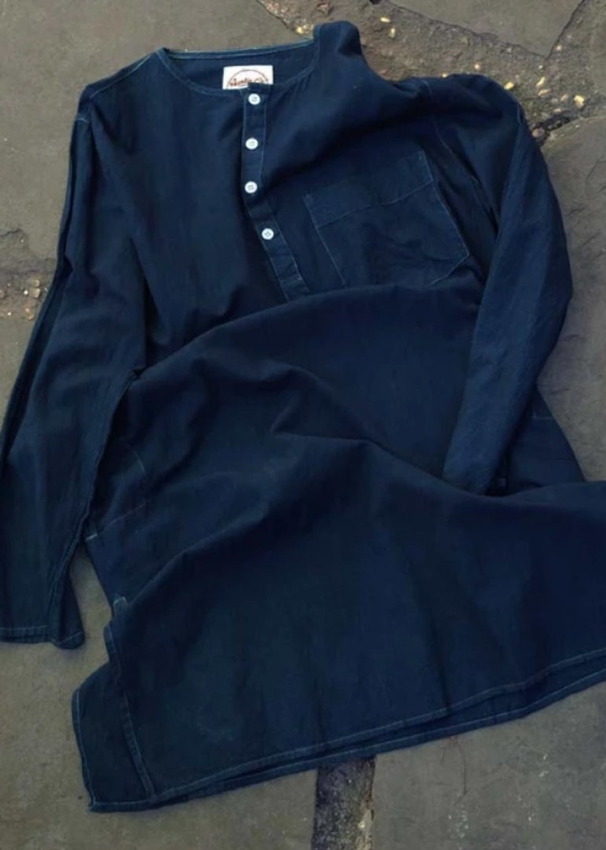 Auntie Oti Kurta Indigo Garmentory
