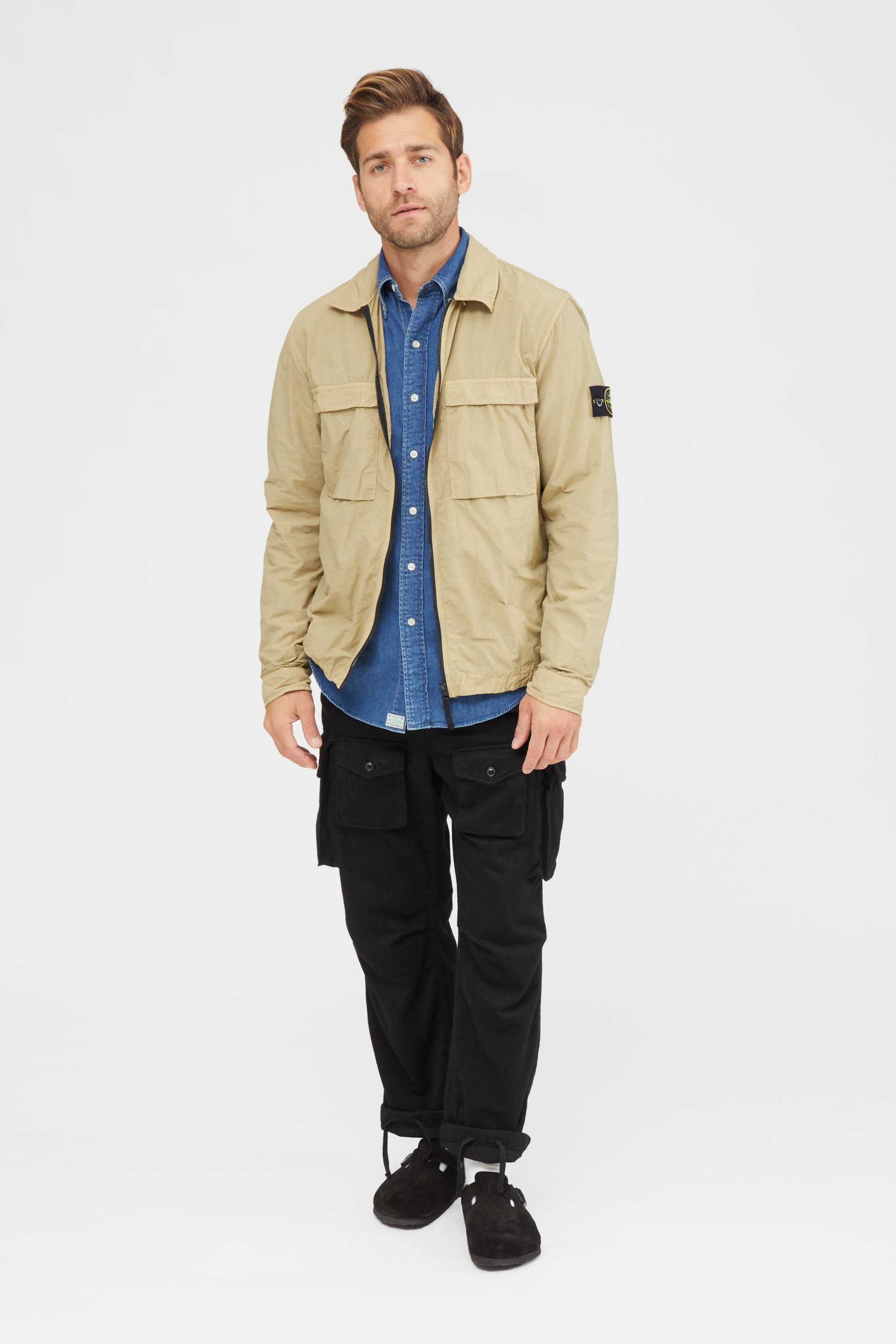 Engineered Garments Wool Cotton Flannel Fa Pant - Black | Garmentory