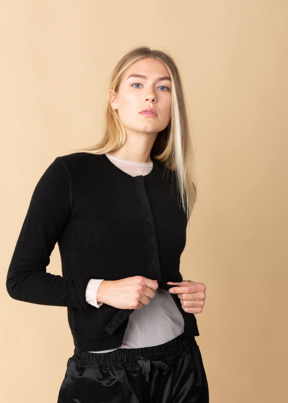 Brazeau Tricot Grace Cashmere Cardigan | Garmentory