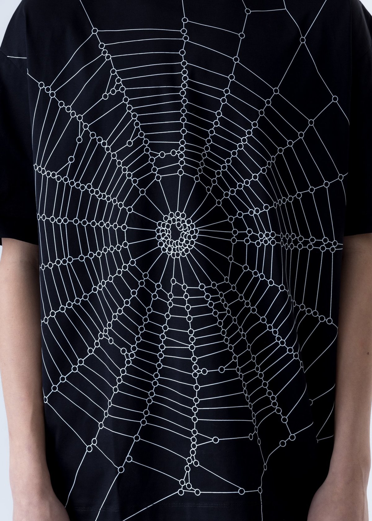 etudes Wonder Spider Web Tee Shirt - Black | Garmentory