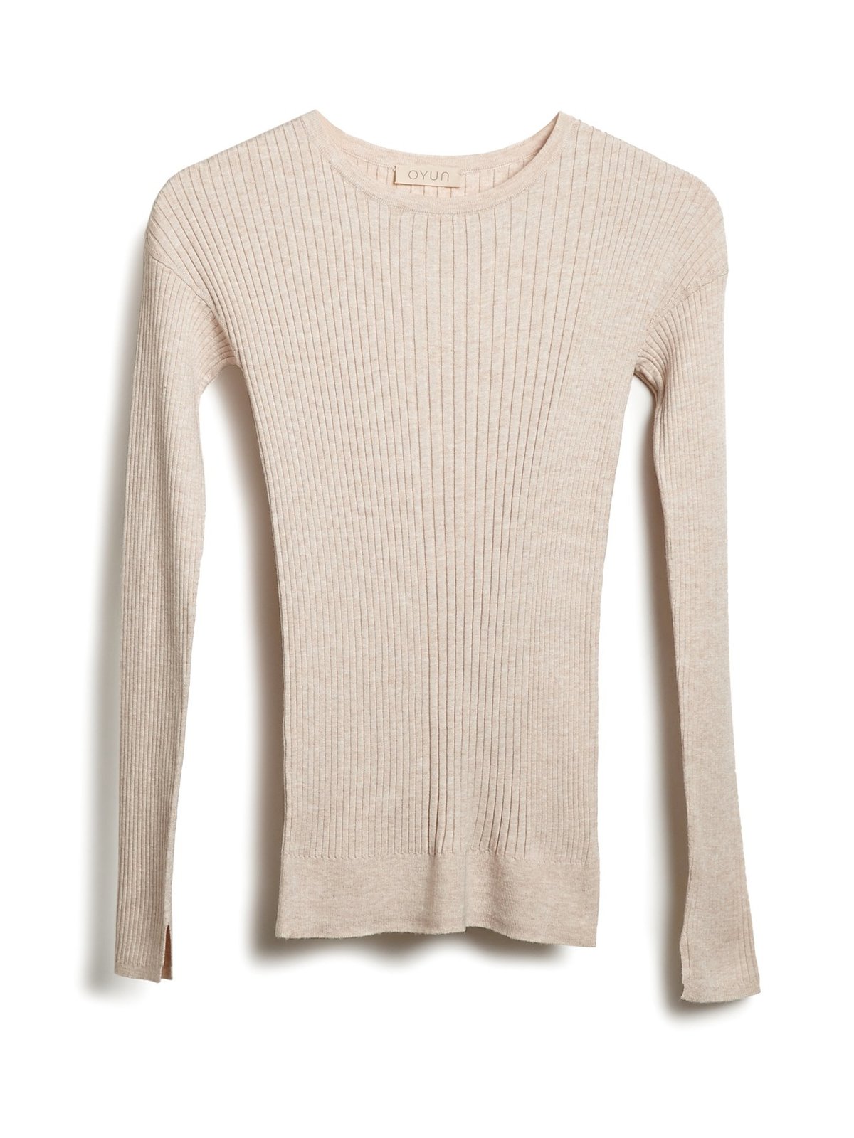 Oyun Ribbed Crew Neck - Ivory | Garmentory