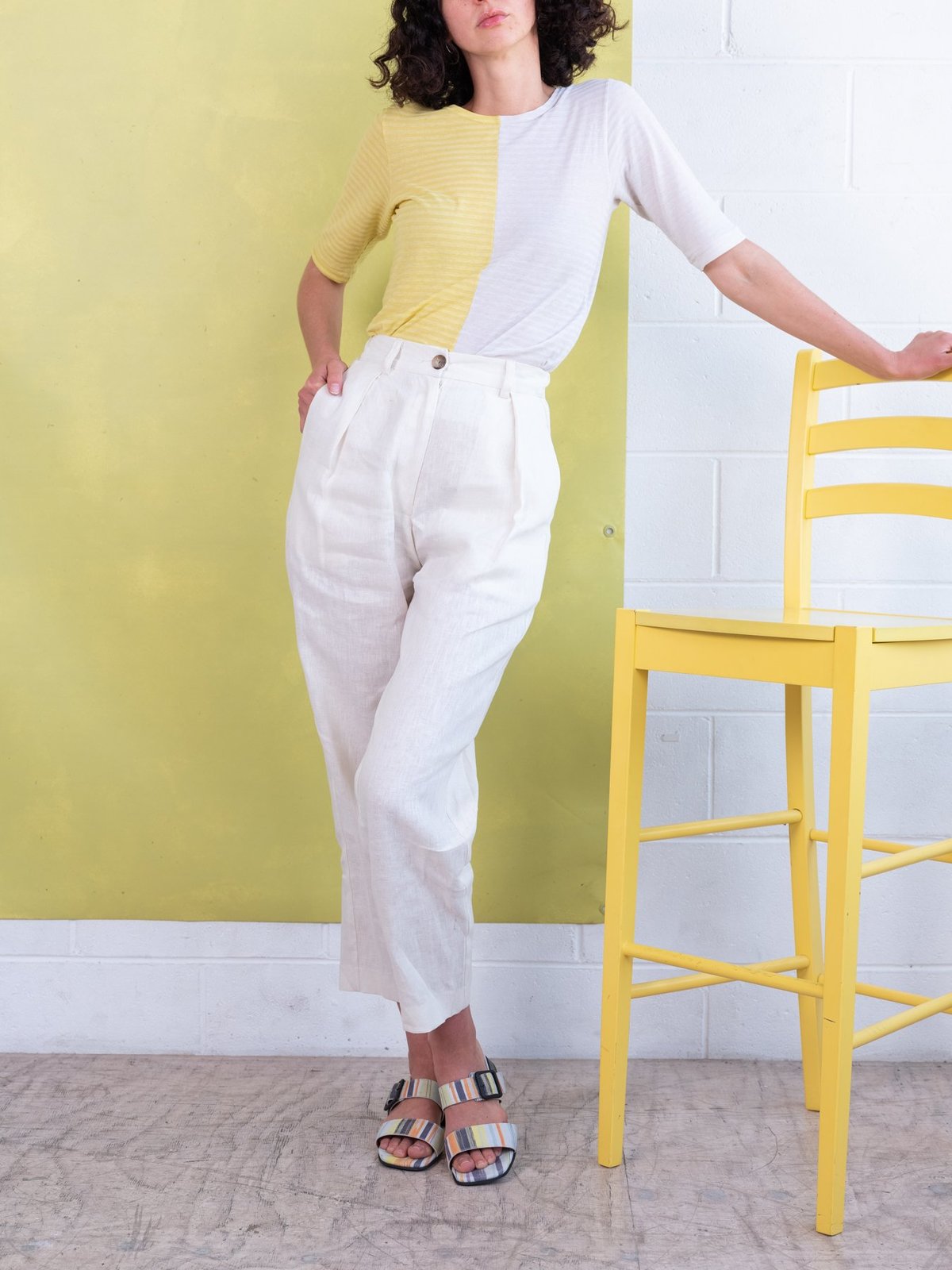 FME Apparel The Classic Stellar Pant - Ivory | Garmentory