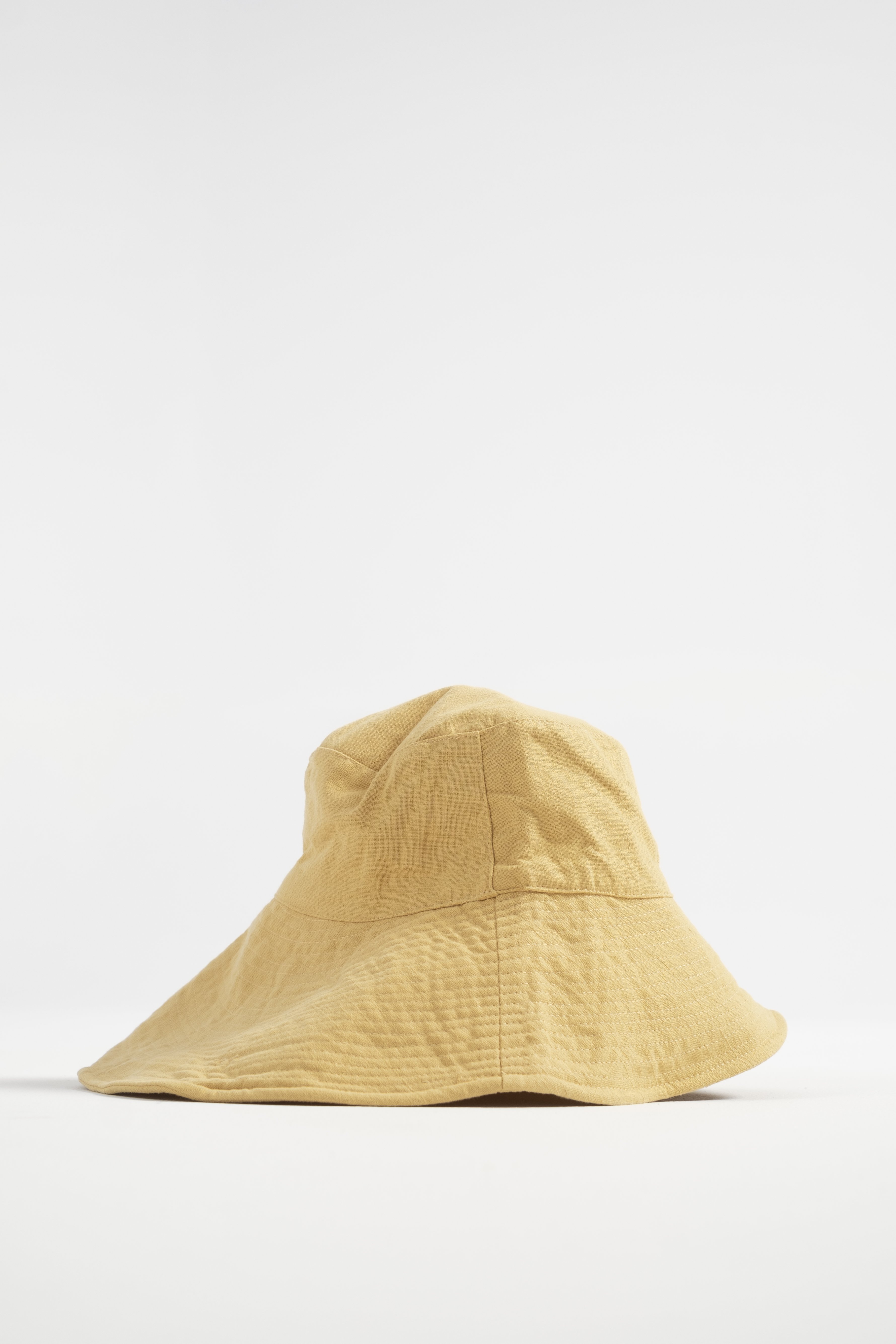 Freya Linen Bucket Hat - Corn | Garmentory