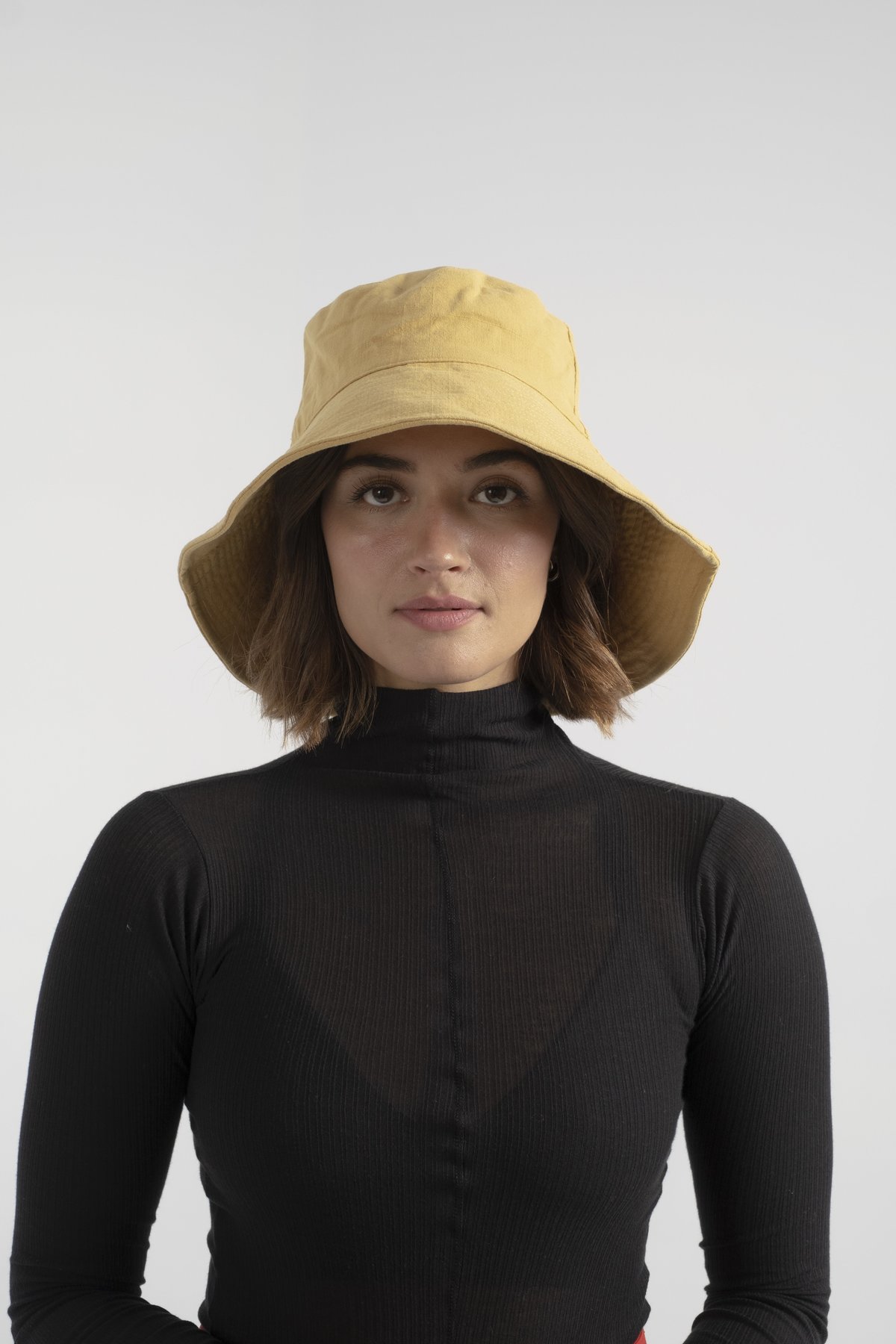 Freya Linen Bucket Hat - Corn | Garmentory