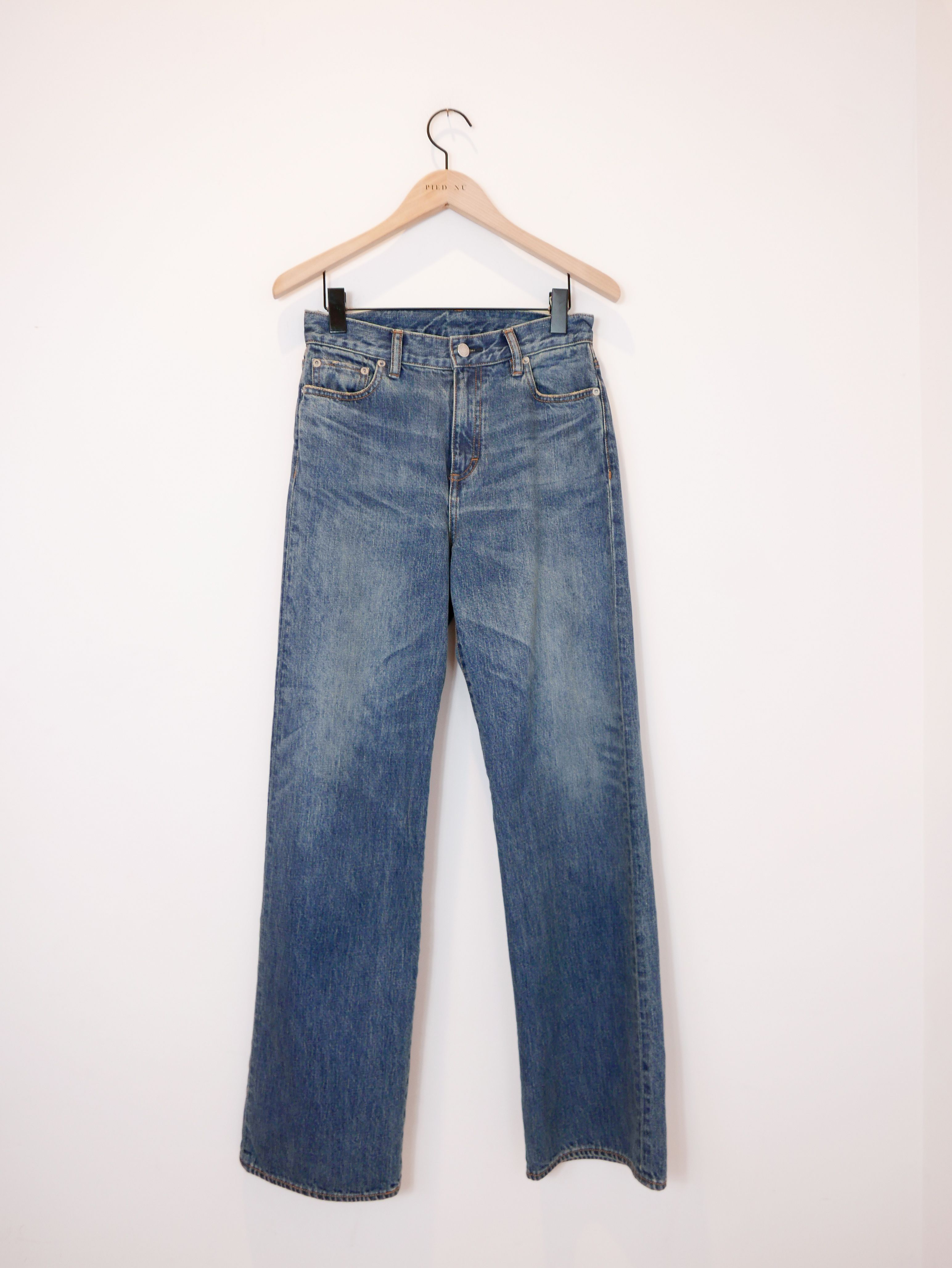 Simon Miller High Rise Wide Leg Jeans | Garmentory