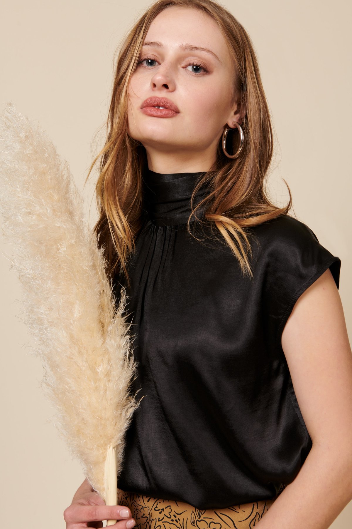 Whimsy + Row Julia Top - Black | Garmentory