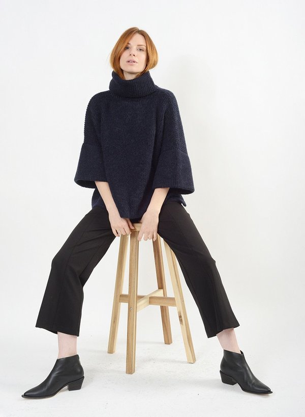 Meg Juno Sweater - Peacoat | Garmentory