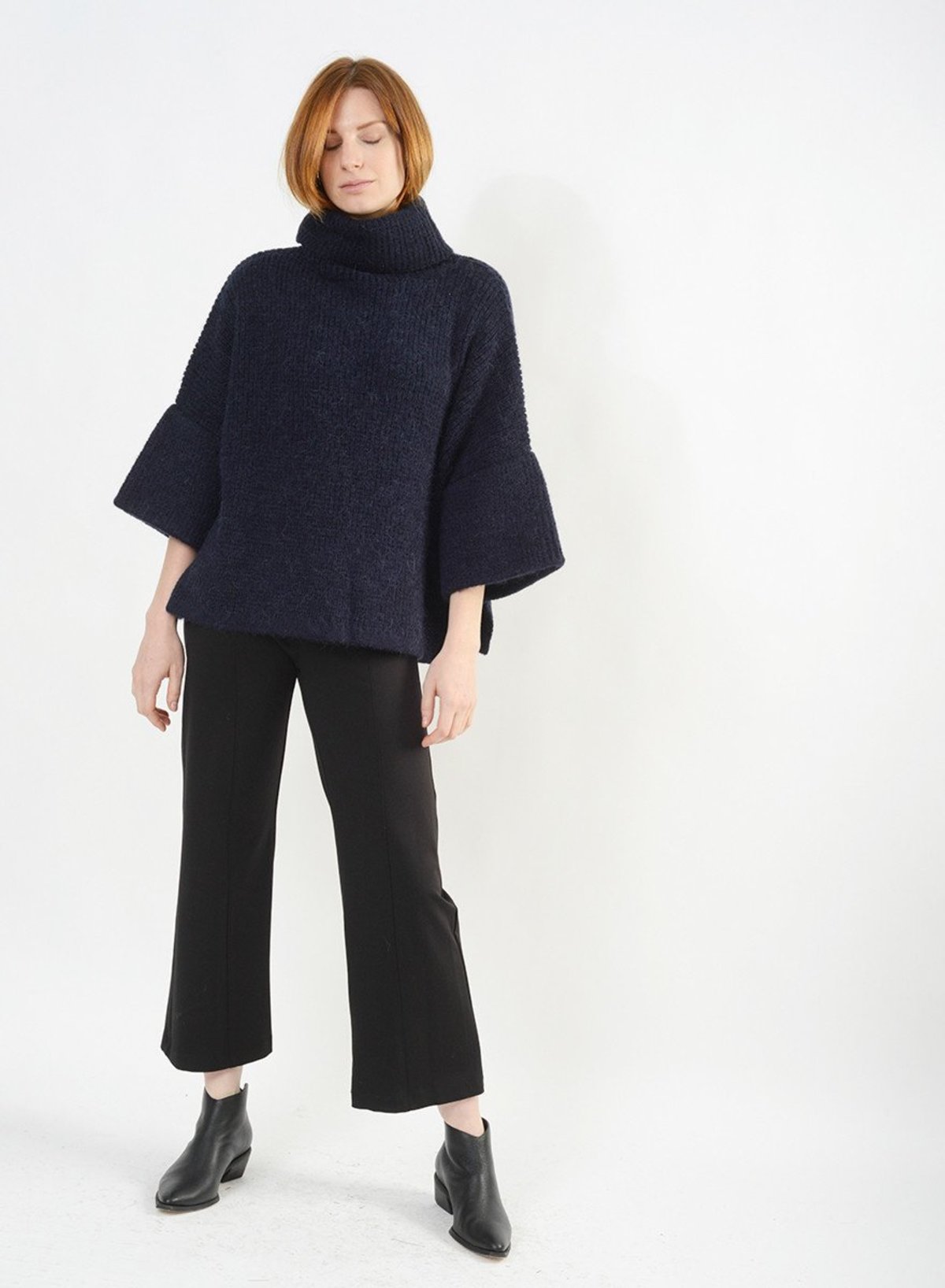 Meg Juno Sweater - Peacoat | Garmentory