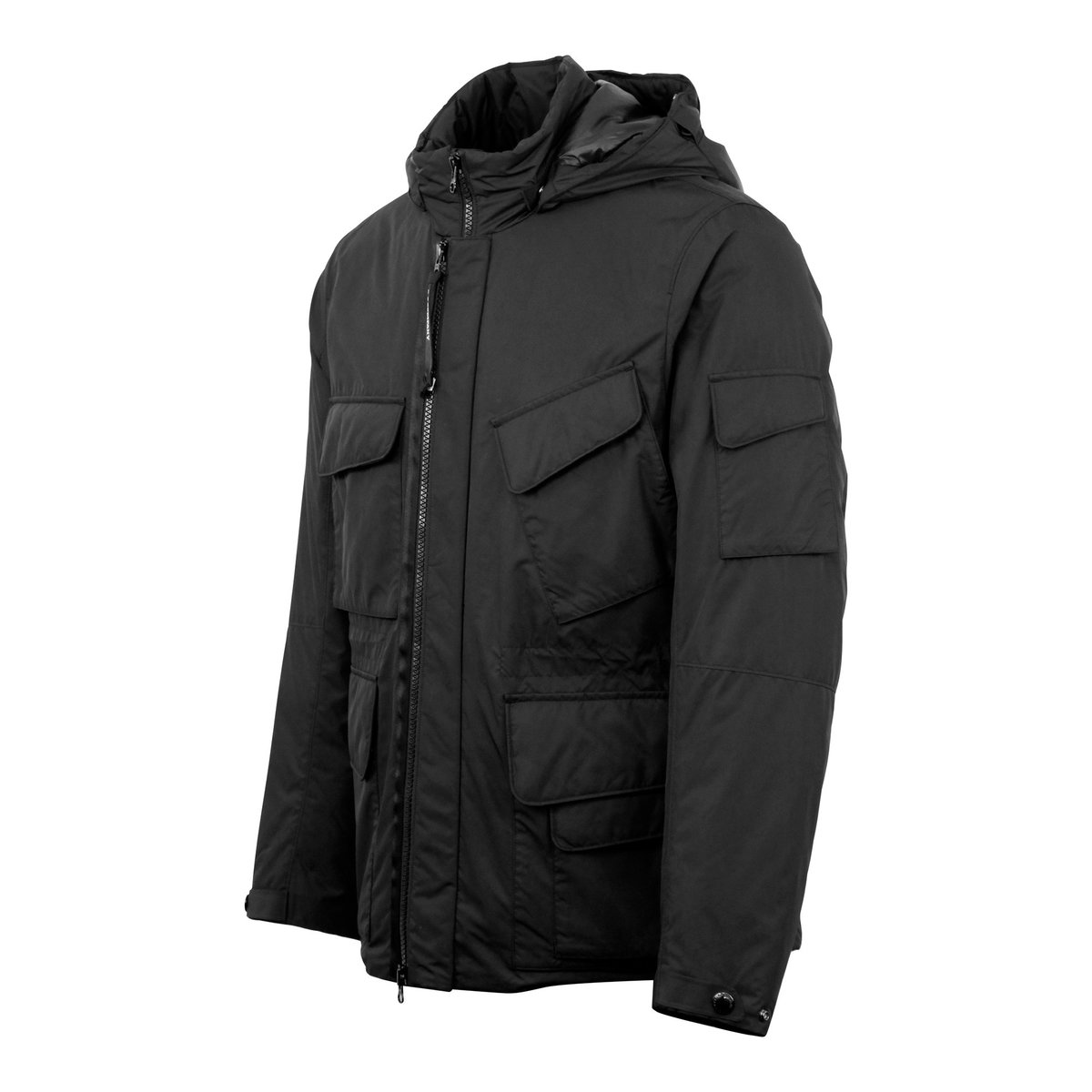 CP Company Micro M Detach Hood Field Jacket - Black | Garmentory