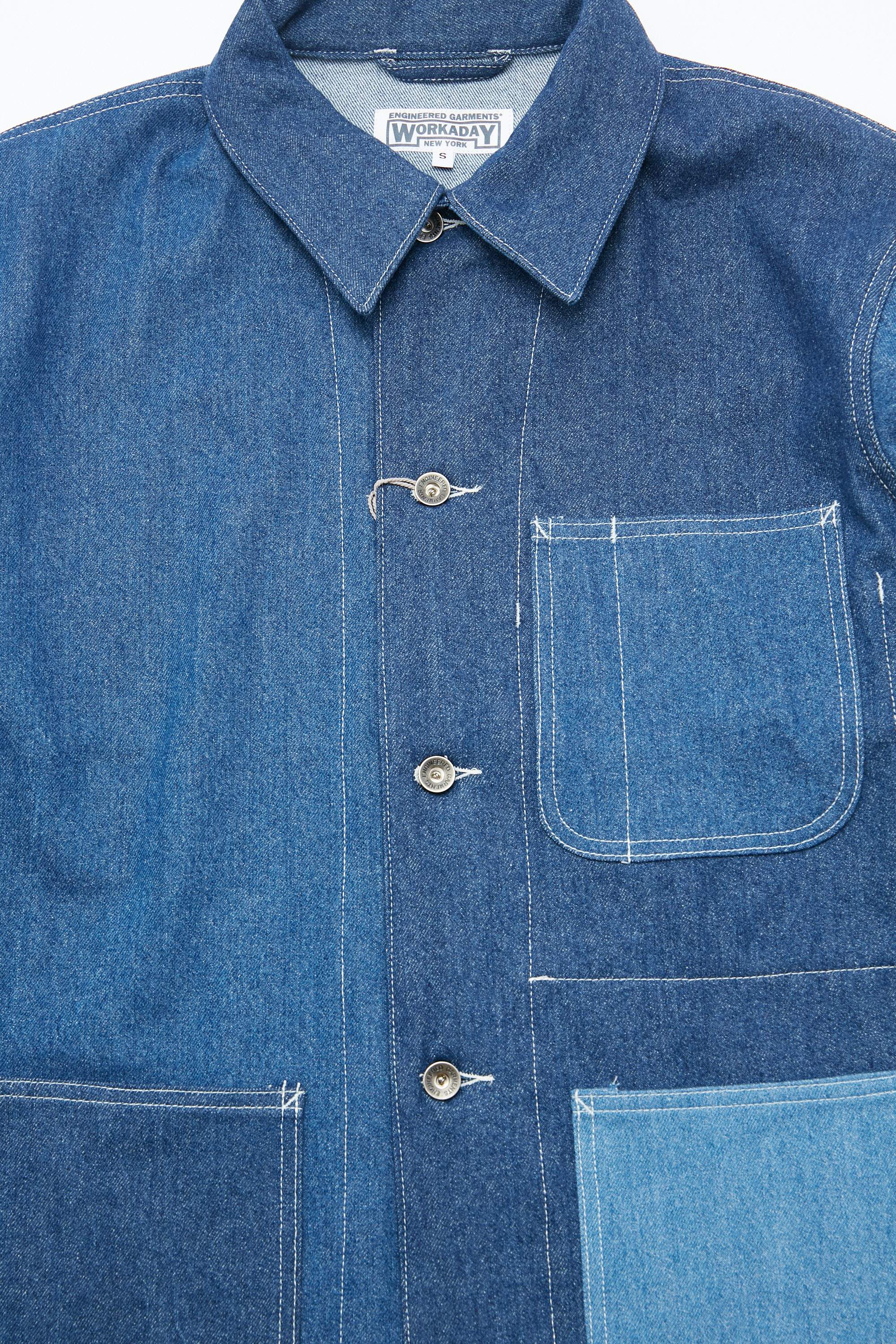 Engineered Garments Combo 12oz Denim Workaday Utility Jacket - Indigo ...
