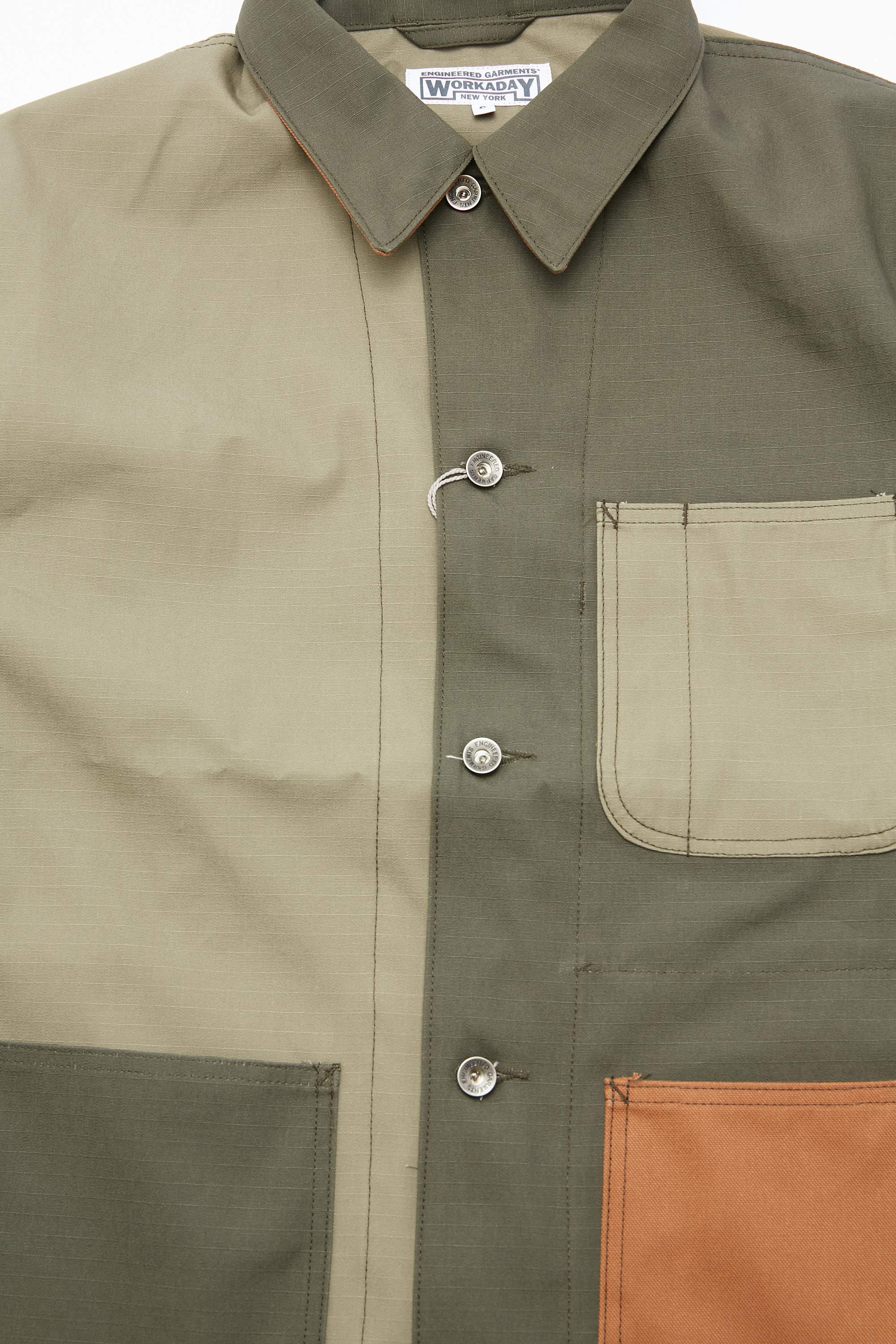 Engineered Garments Cotton Ripstop Workaday Utility Jacket Combo ...
