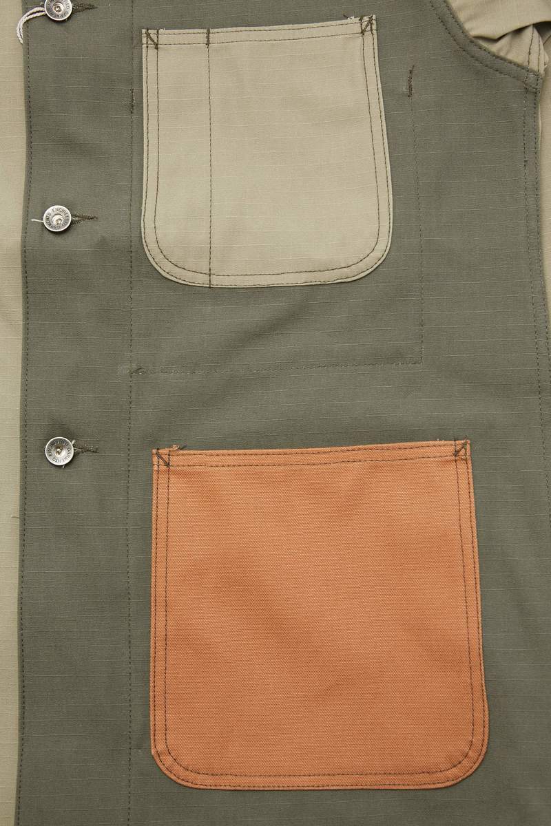 Engineered Garments Cotton Ripstop Workaday Utility Jacket Combo ...