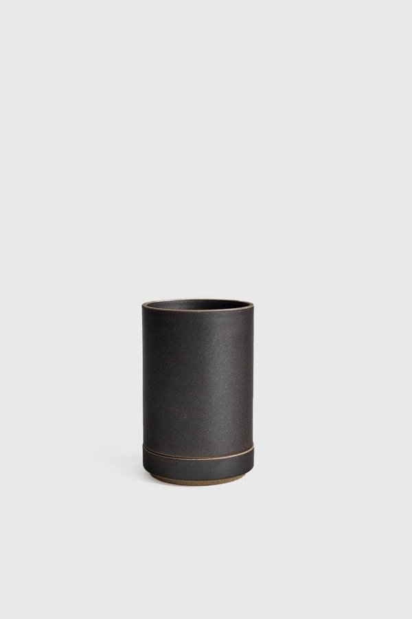 Hasami Porcelain Small Planter - Black | Garmentory